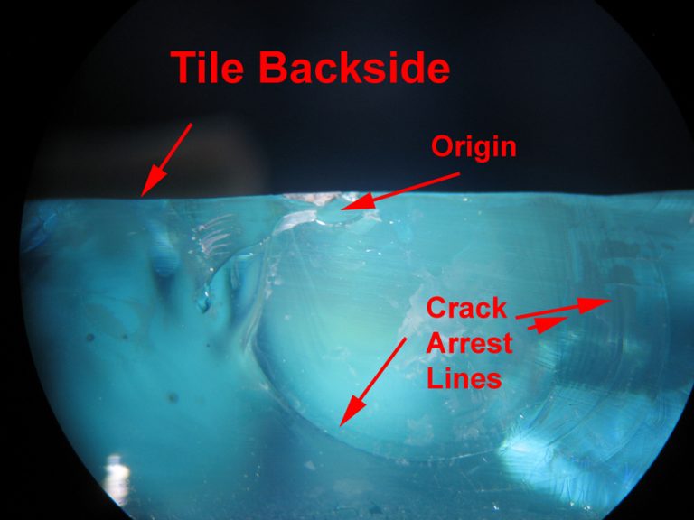 Failure Analysis of Cracked Glass Pool Tiles | Read Consulting